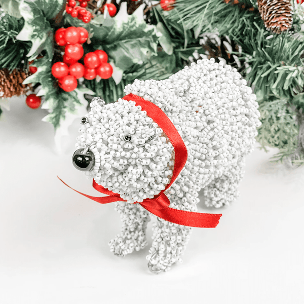 Beaded Polar Bear - Khutsala™ Artisans