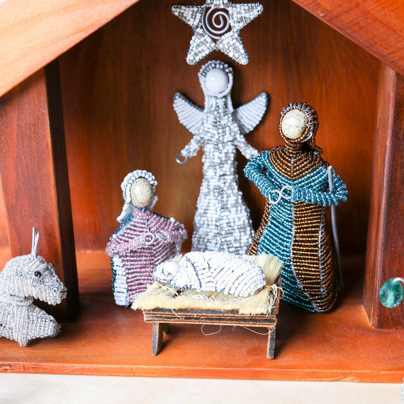 Beaded Nativity Scene Handmade in Eswatini, Africa - Khutsala™ Artisans